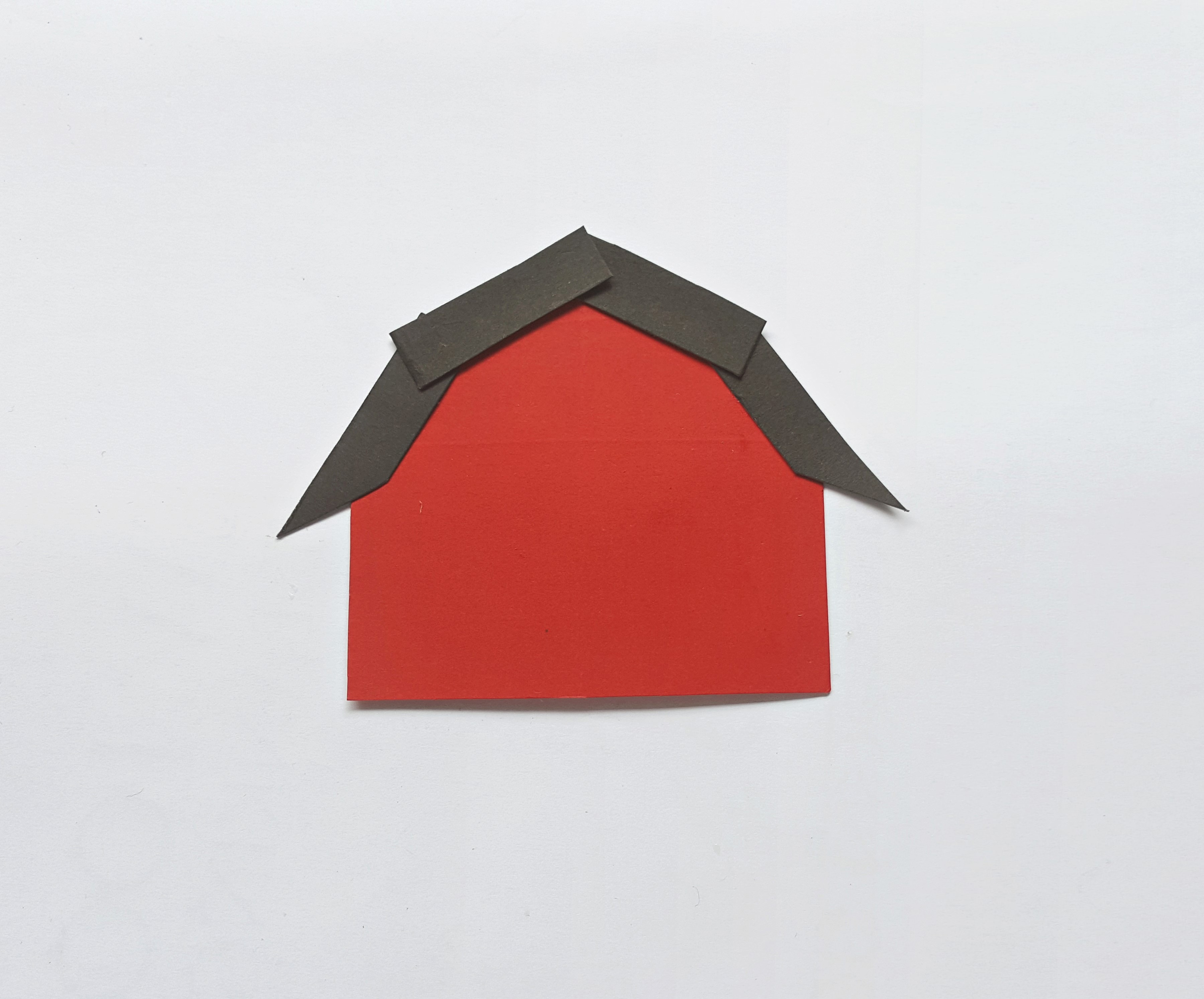 Paper Farm House Craft For Kids - Milestone Mom, LLC