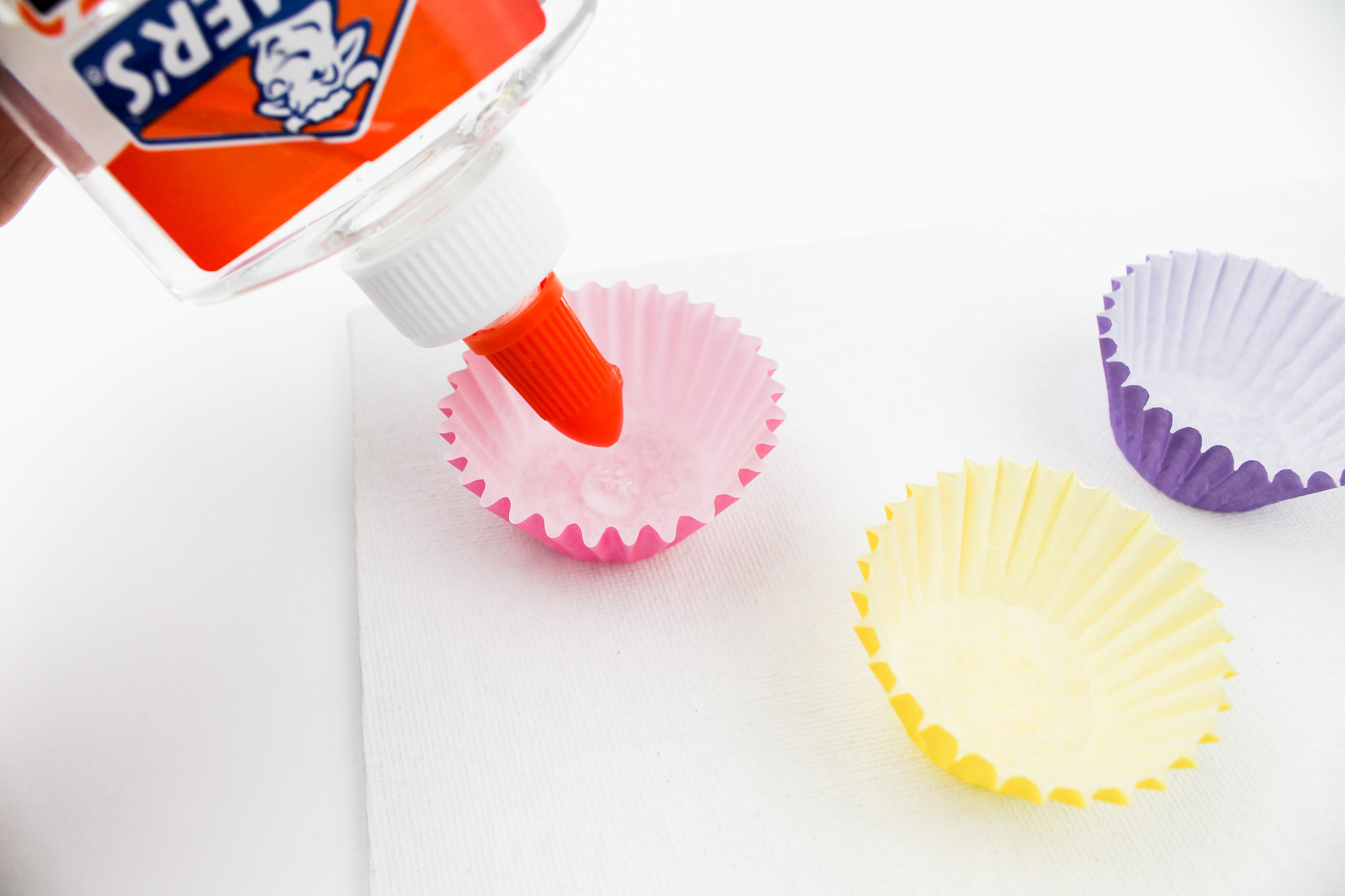 Muffin Cup Flower Craft For Kids Kids Craft Activity - Milestone Mom, LLC